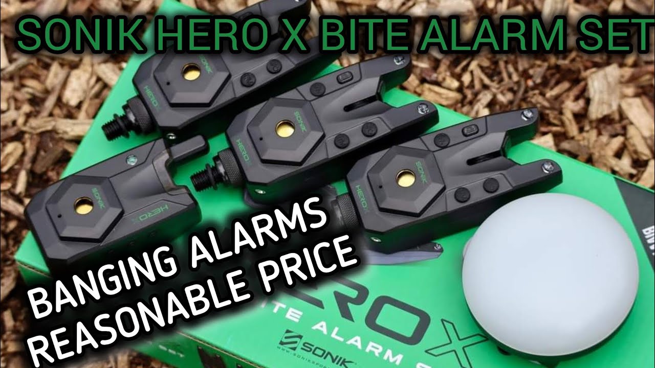SONIK HERO X BITE ALARMS - BANGING ALARMS AT REASONABLE PRICE - YouTube