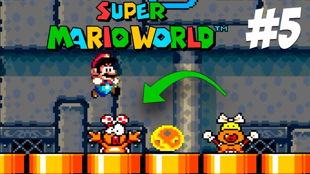 SUPER MARIO WORLD ( BOSS Wendy O. Koopa) ILHA DE CHOCOLATE #5 MUNDO 6 ...