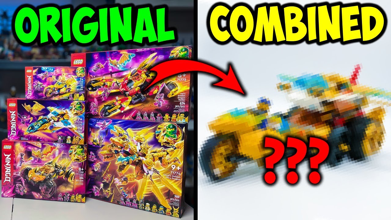 I Combined FIVE Ninjago: Crystalized Sets! | LEGO Ninjago Building ...