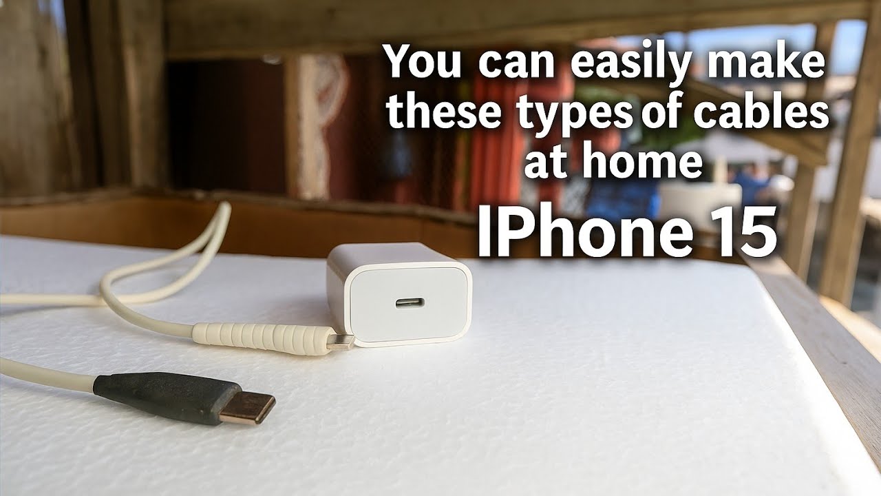 Fix Your iPhone Cable Like a Pro | DIY iPhone 15 Cable Repair 🤑 at Home ...