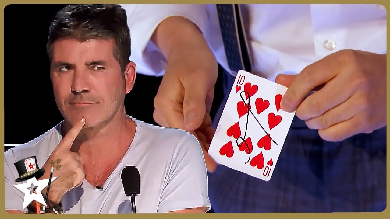 Magician STUNS Simon Cowell With Amazing Card Trick! - YouTube
