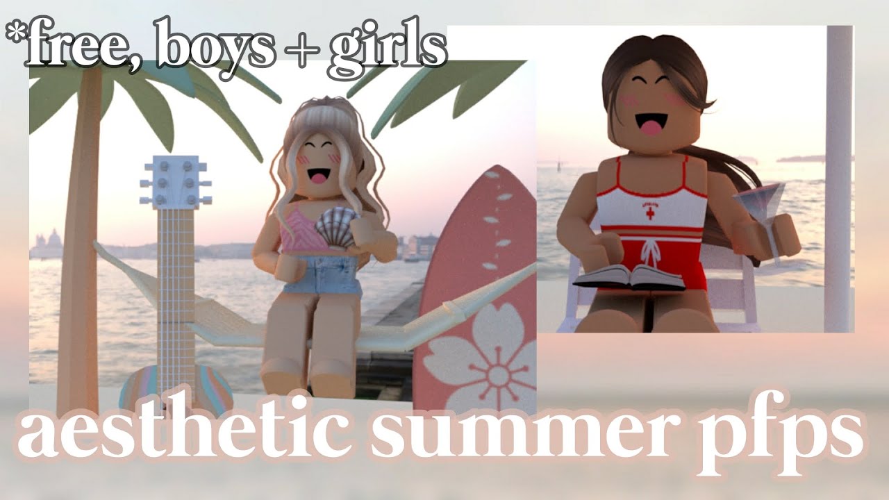 summer gfx pfps *free!! 🌊 - YouTube