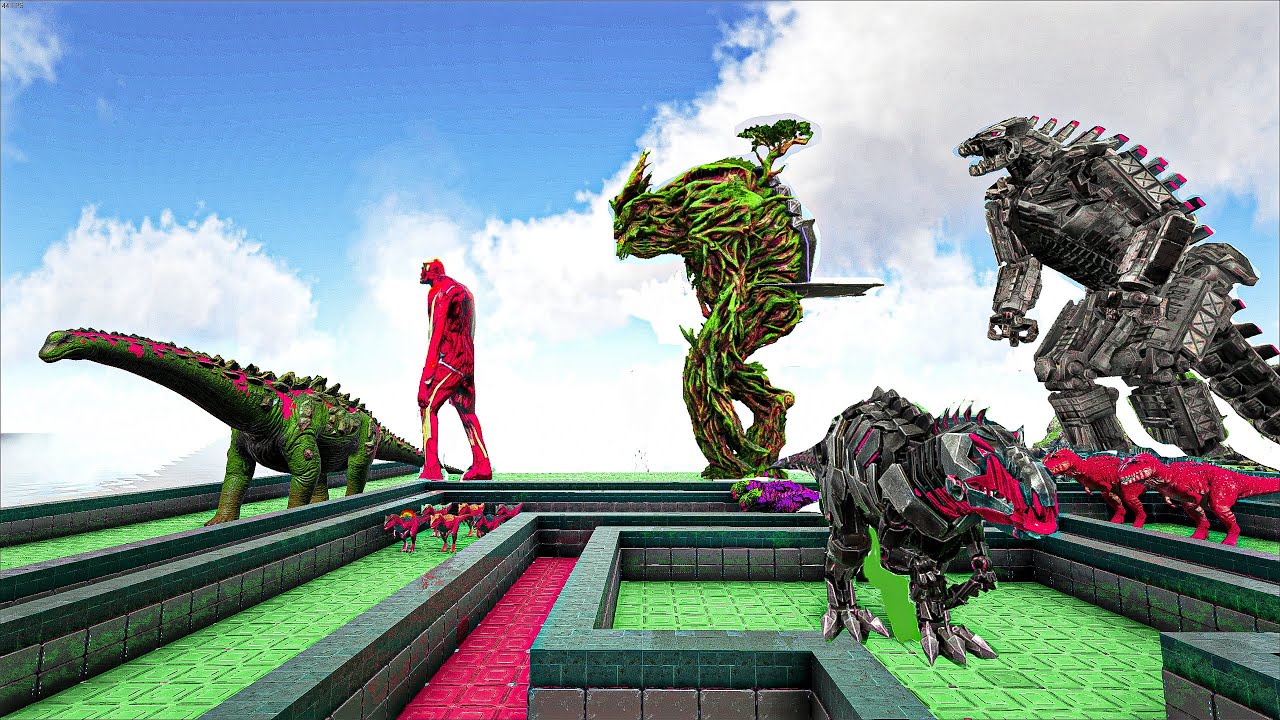 TEK GIGA DEATHRUN | ARK Primal Fear Dinosaurs - YouTube