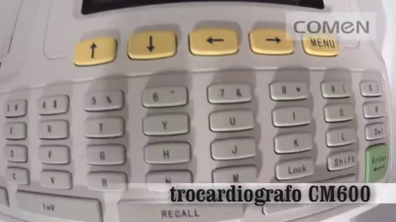 ELECTROCARDIOGRAFO CM600 COMEN - YouTube