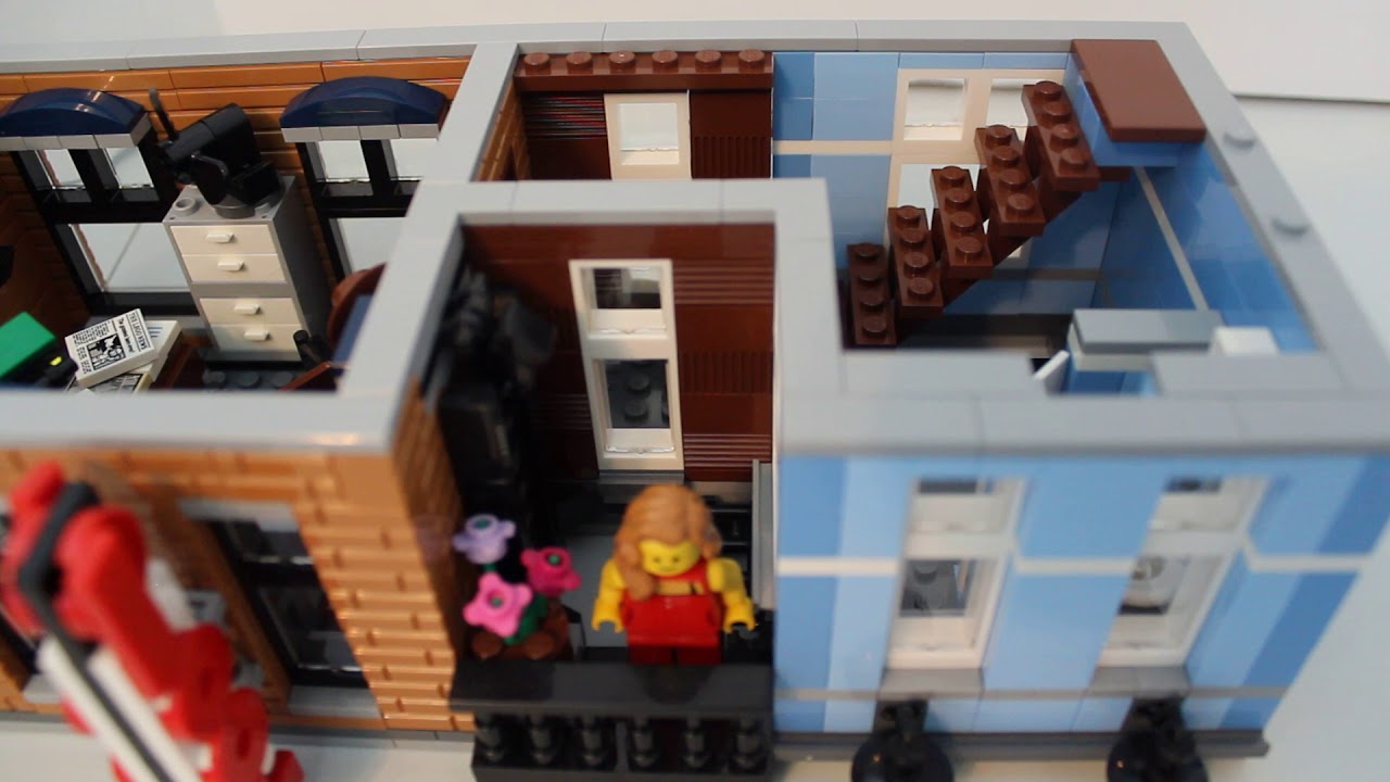Part 3 of the Lego Creator Expert Detective's Office Modular Building ...