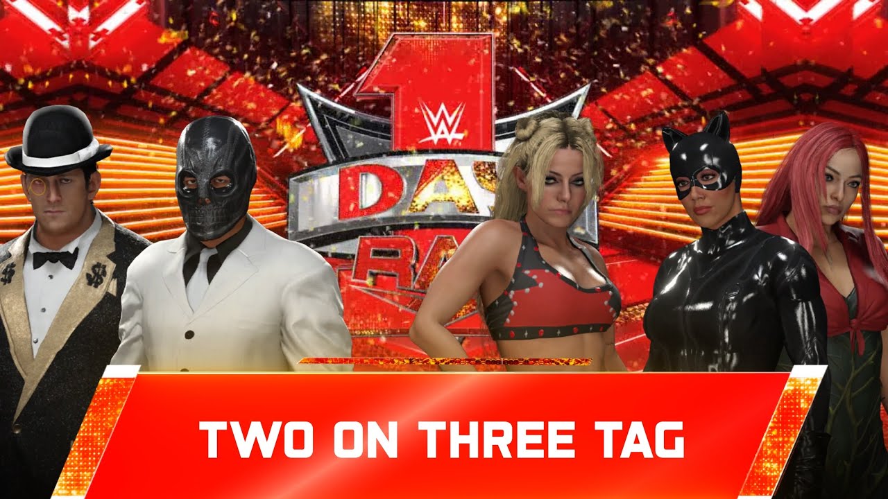The Gotham City Sirens v Black Mask & The Penguin -WWE 2K25 - YouTube