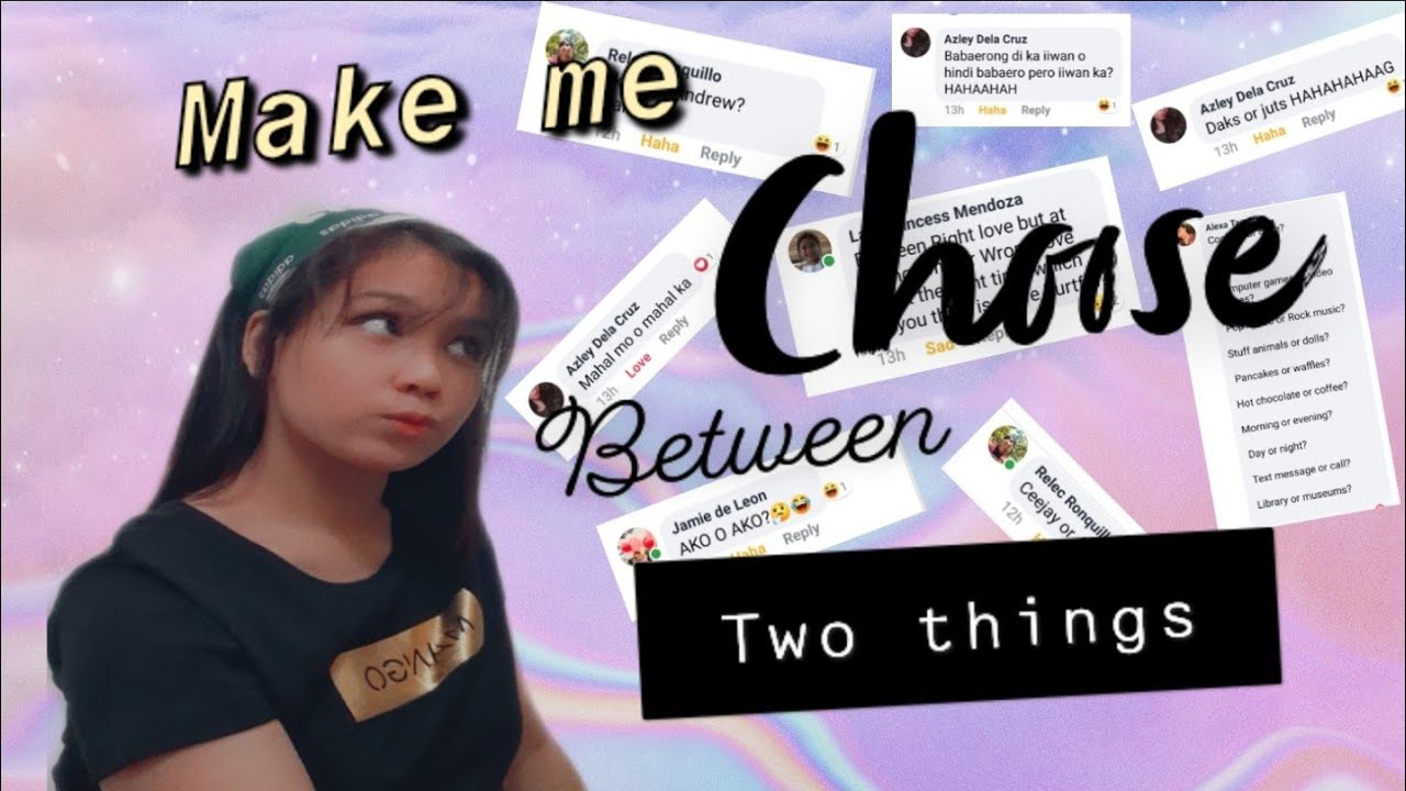 VLOG #2: Make me choose between two things - YouTube