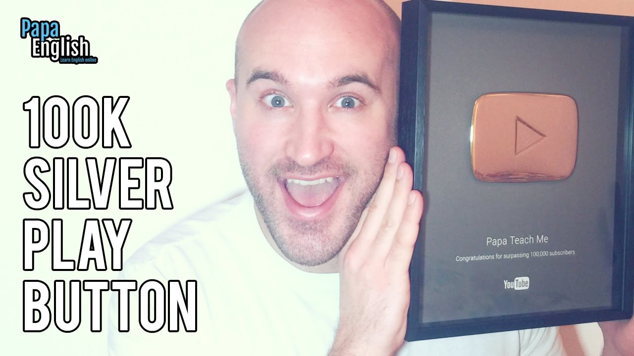 Getting the 100K Silver Play Button!! - YouTube