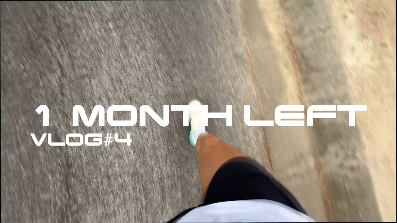 1 Month left | Vlog#4 - YouTube
