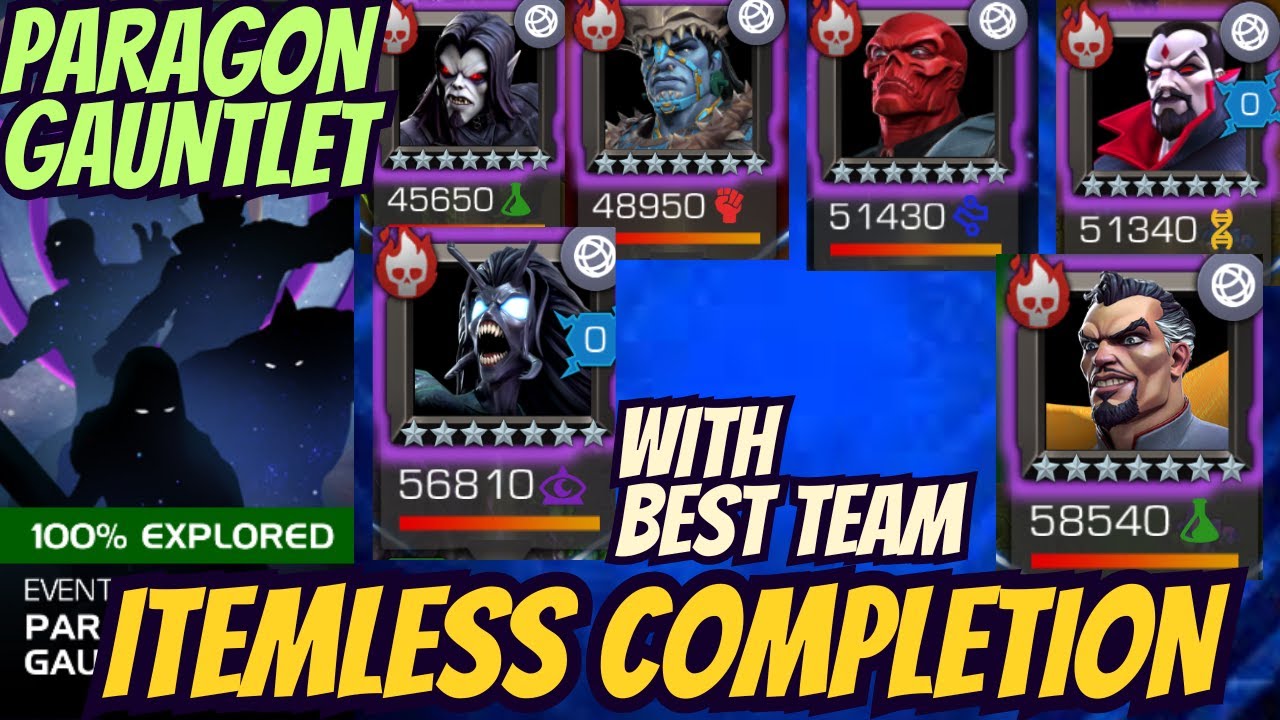 Paragon Gauntlet Easy Completion With Best Team | September Paragon ...