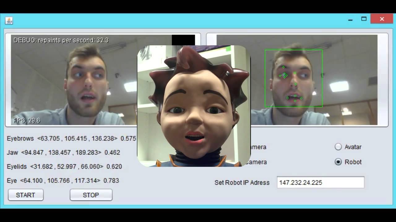 Face Imitation by Zeno R25 - YouTube