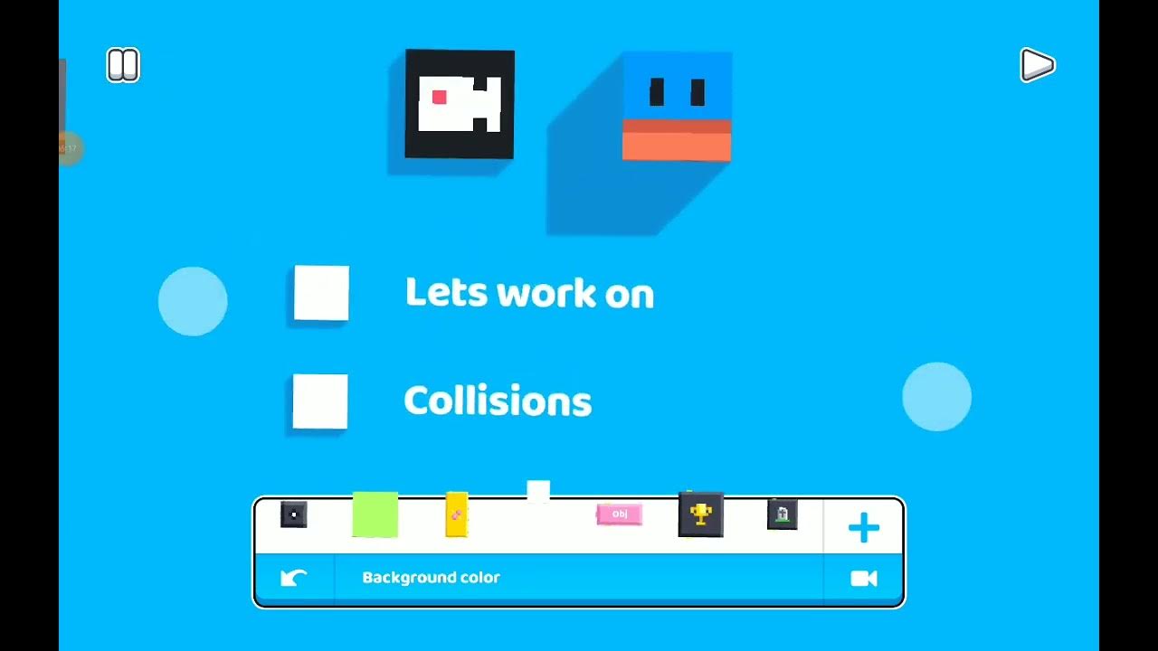 How to make a simple dodging game in fancade - YouTube