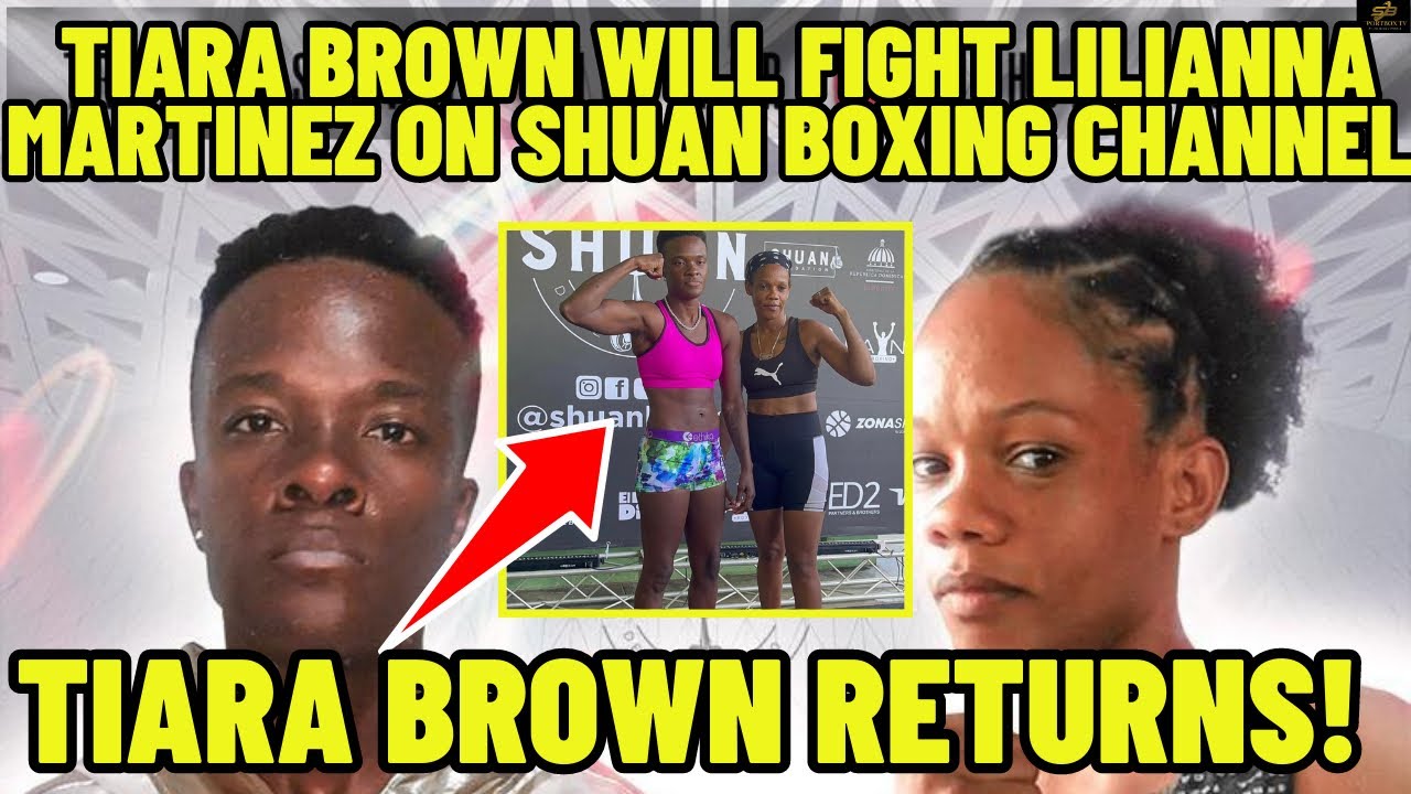 Tiara Brown TO FIGHT ON @shuanboxing TONIGHT!!! TUNE IN! #sports # ...