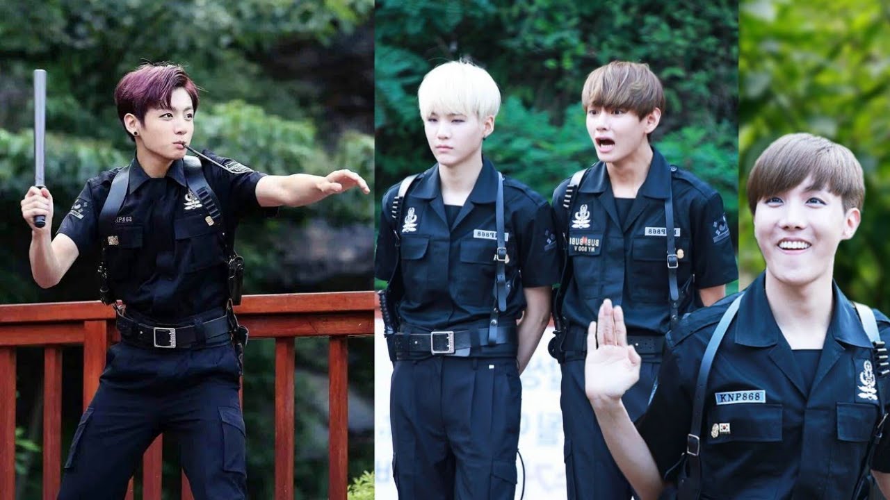 BTS POLICE Station Drama 🚔👮‍♂️ / Jhope - ladkiyan Mujhe Chhaidti Hai # ...