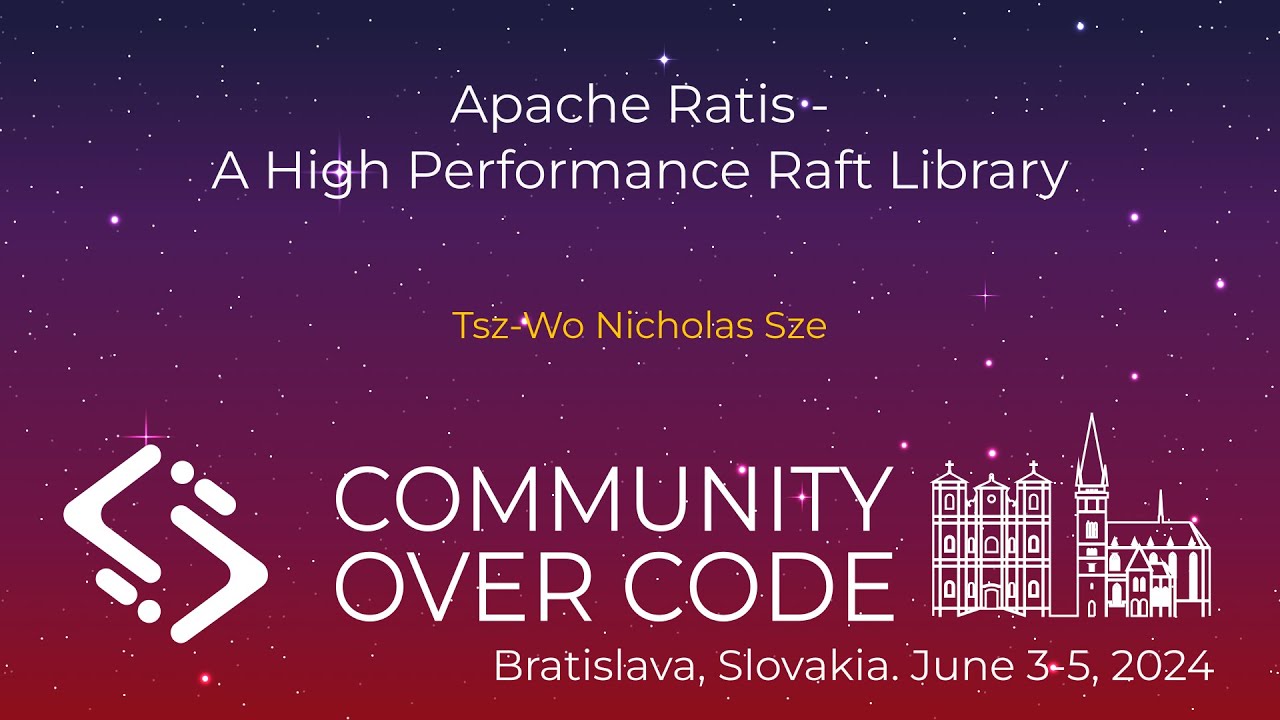 Apache Ratis - A High Performance Raft Library - YouTube