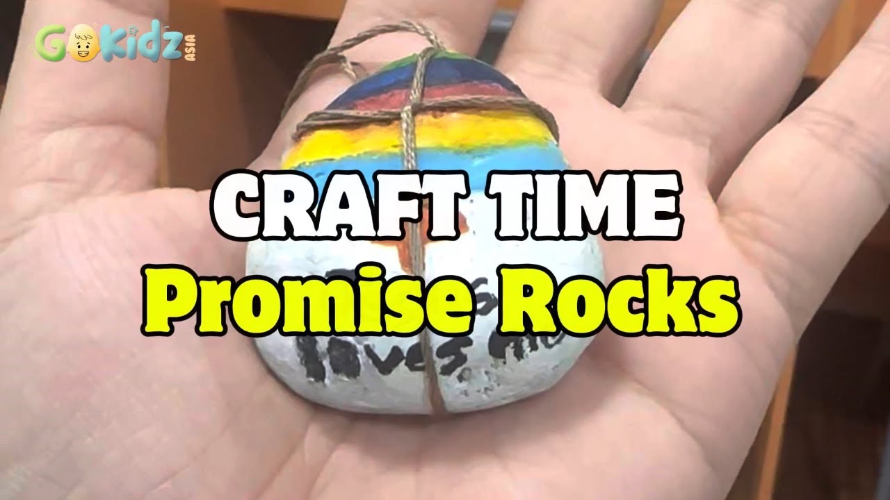 PROMISE ROCKS CRAFT | Kids Craft | Activities for Kids - YouTube