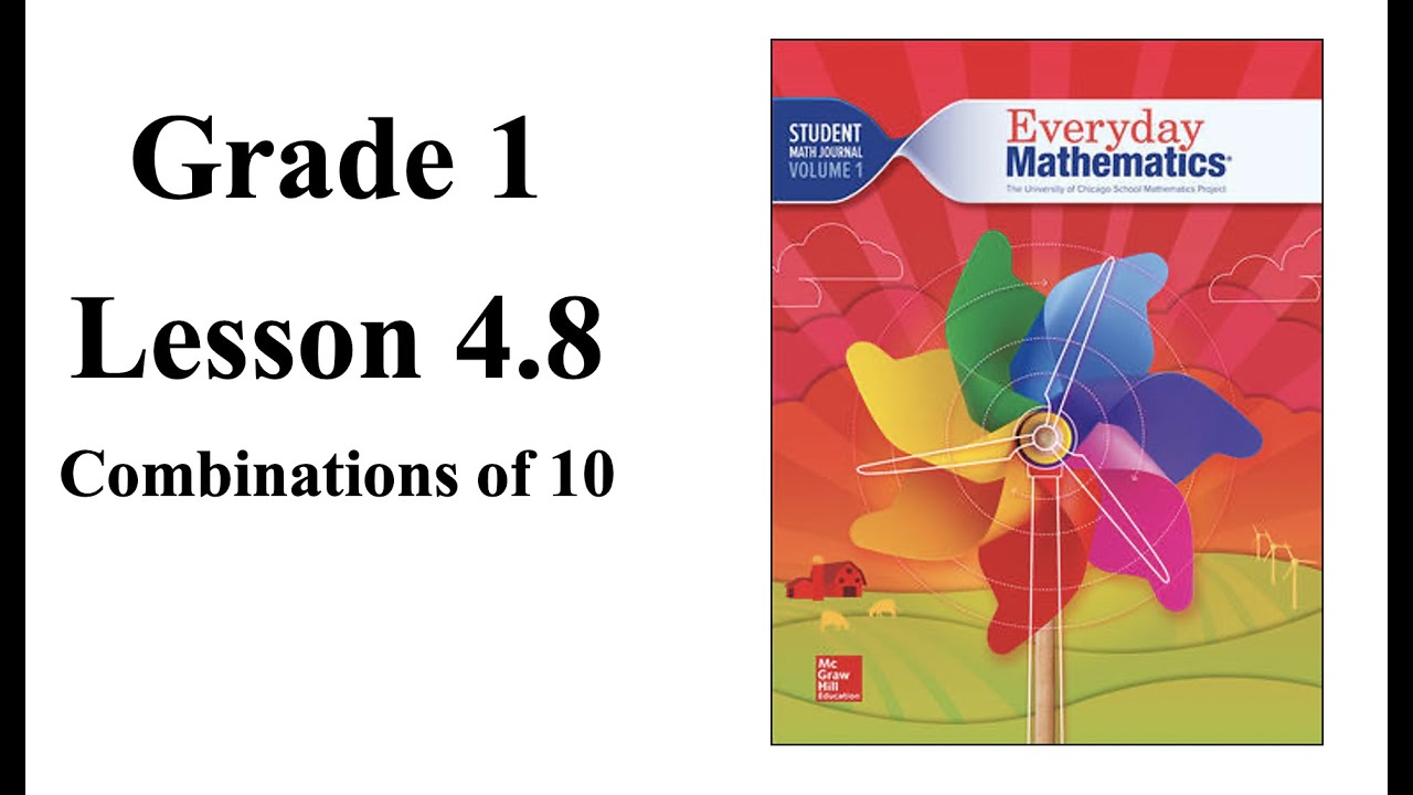 Grade 1 Lesson 4.8 Combinations of 10 - YouTube