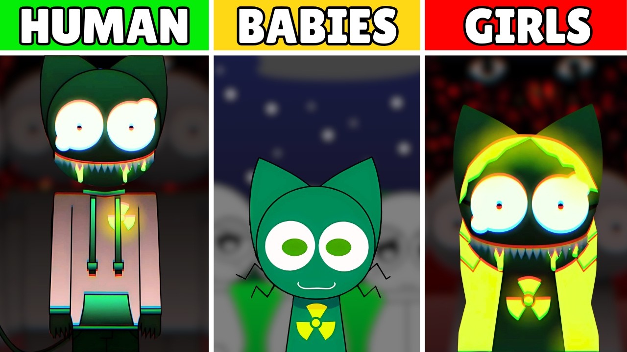 Incredibox Sprunki Pyramixed! All New Mod Versions Comparison - YouTube