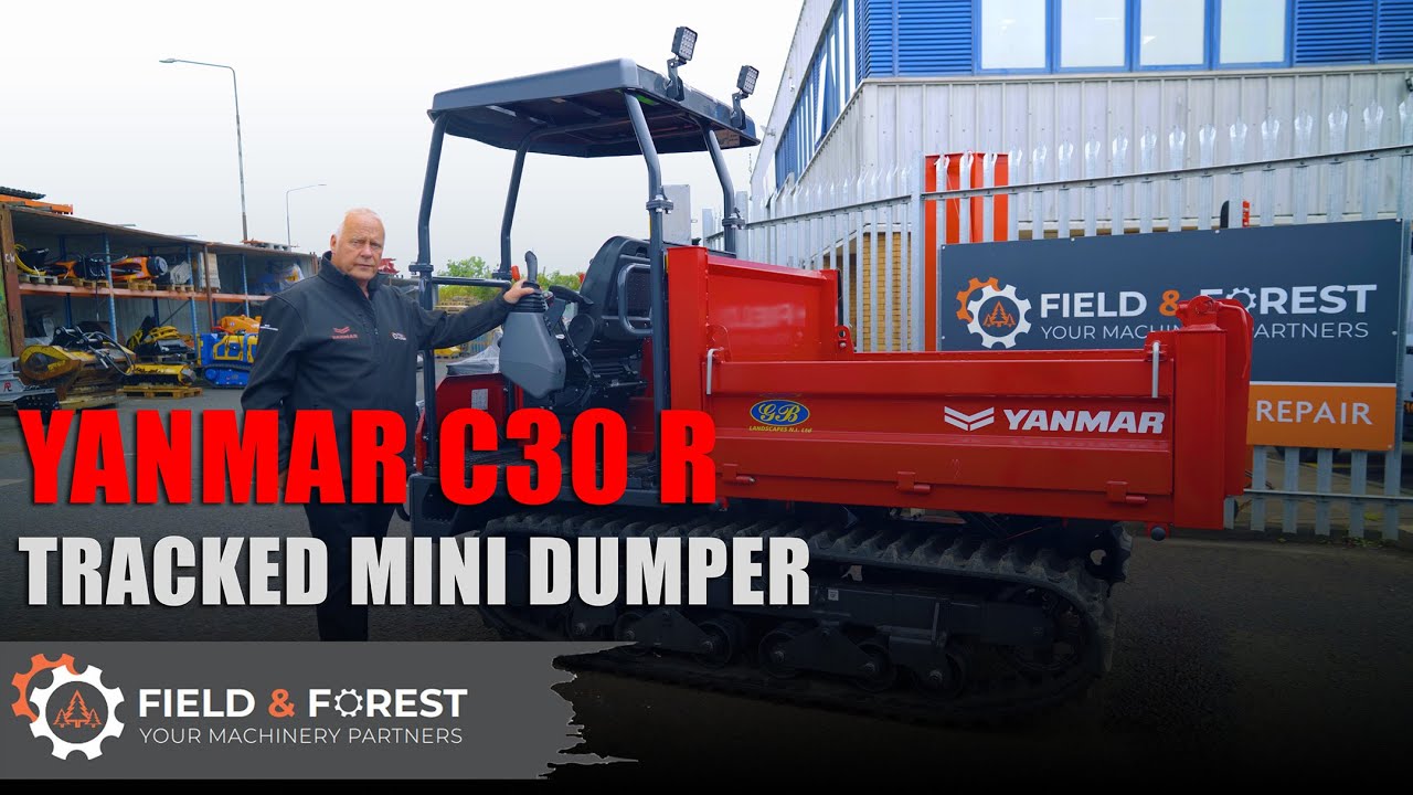 Yanmar C30 R Tracked Mini Dumper - YouTube