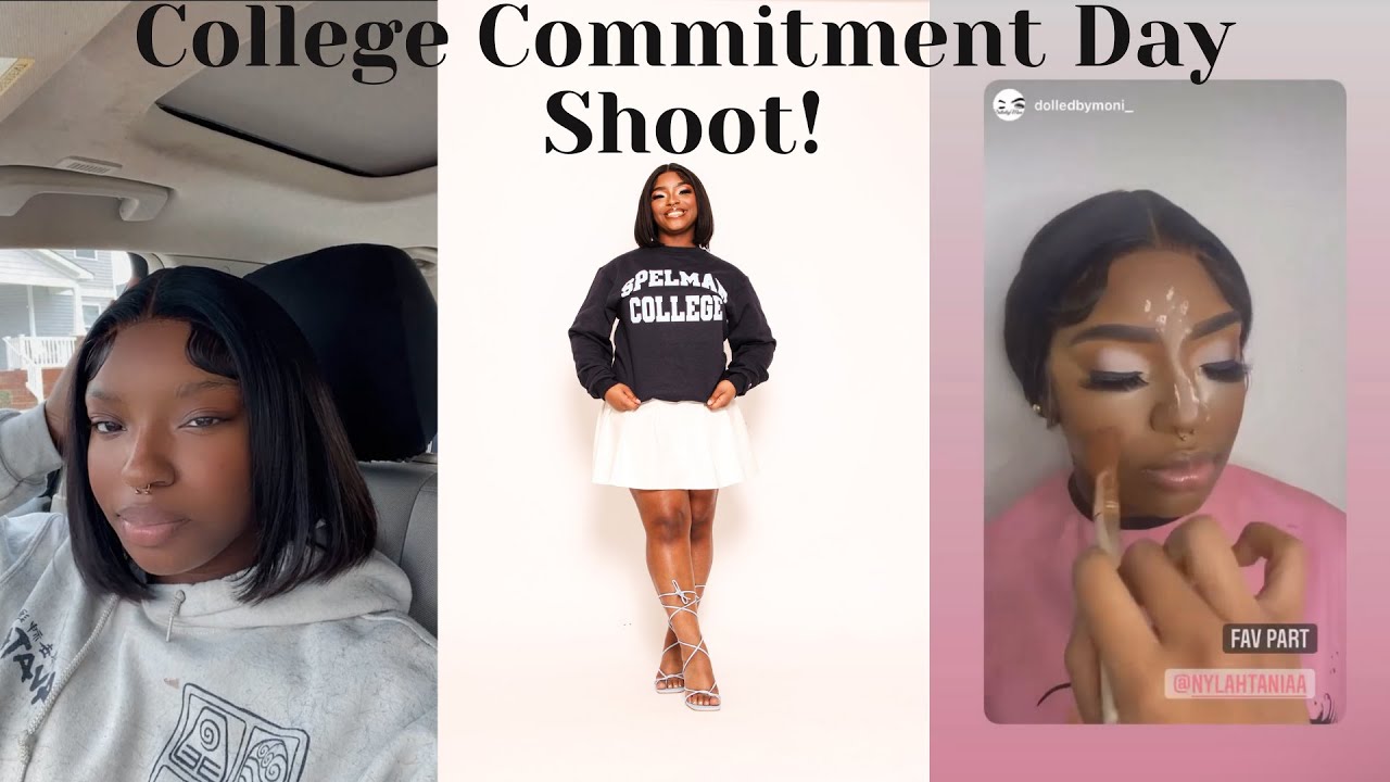 COLLEGE COMMITMENT DAY PHOTOSHOOT! - YouTube