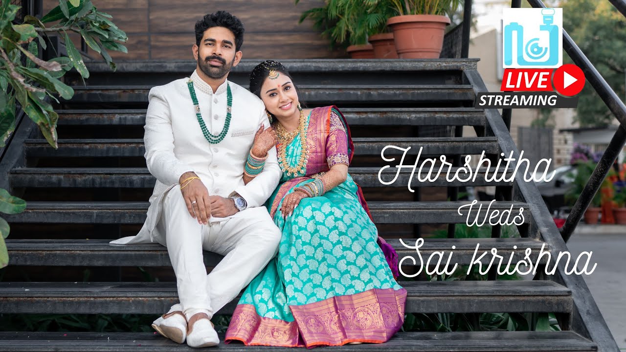 Harshitha With Sai krishna || Wedding Ceremony || SM LiveEvents - YouTube