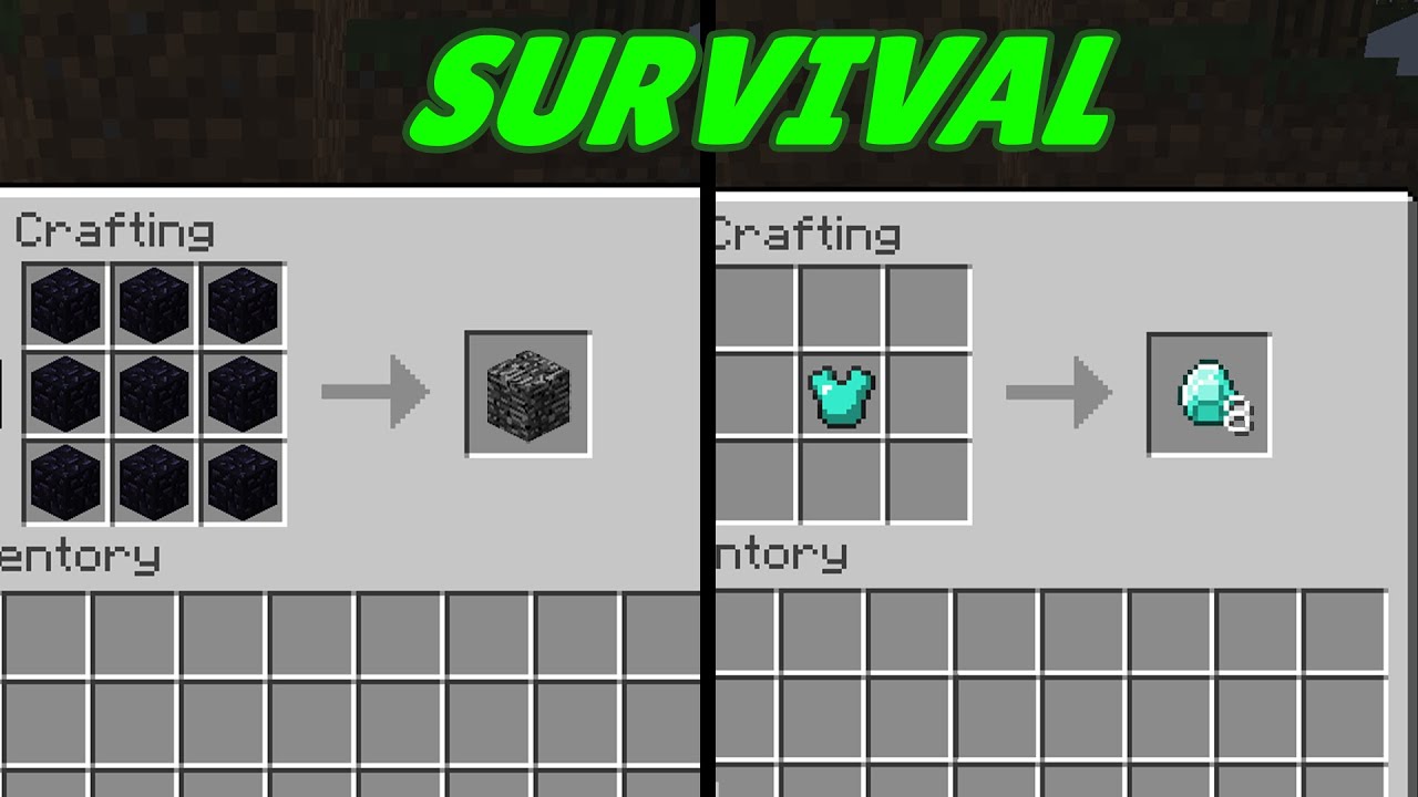 New Crafting Recipes in Minecraft - YouTube