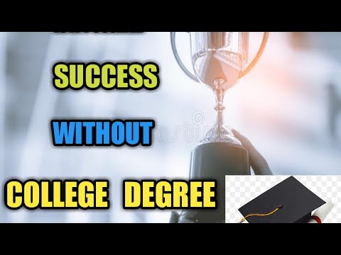 ACHIEVE🏆SUCCESS WITHOUT COLLEGE👩‍🎓 DEGREE IS IT POSSIBLE TO ACHIEVE ...