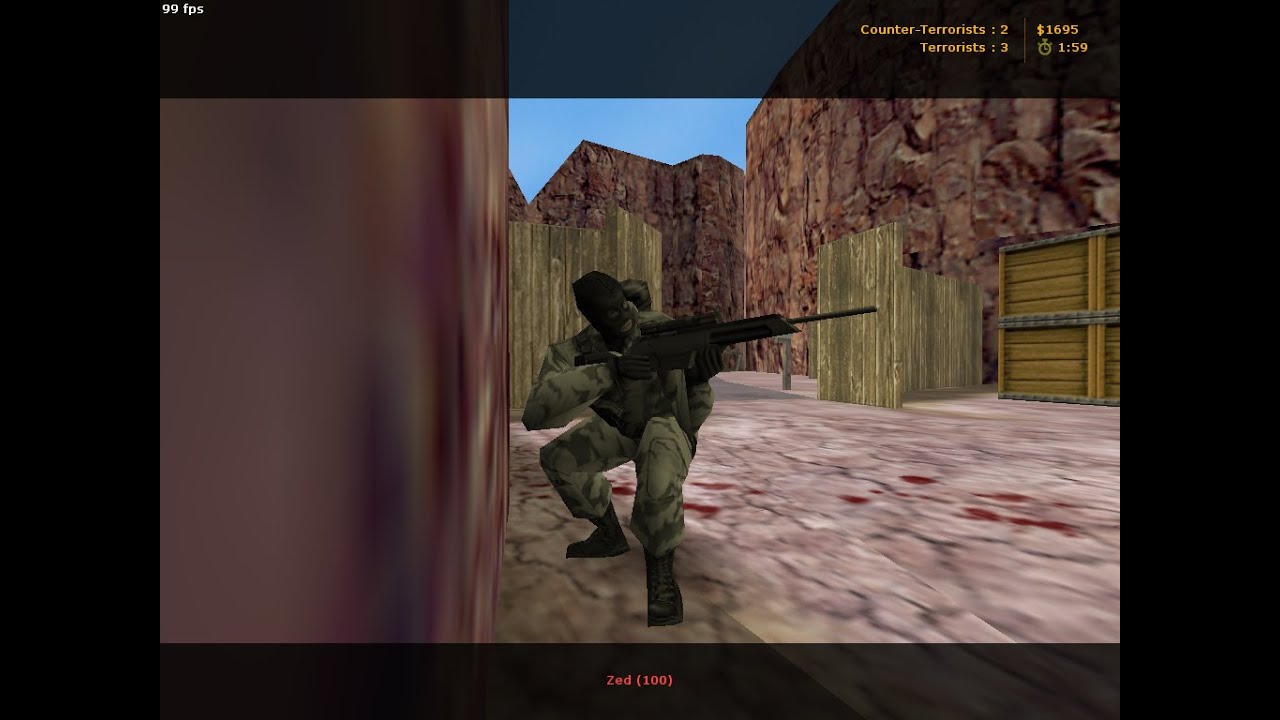 Counter-Strike CS 1.6 cs_militia gameplay vs expert bots part 1/2 - YouTube