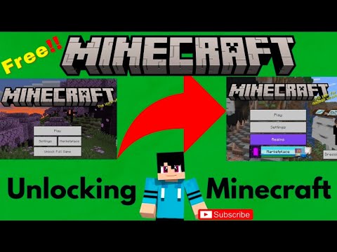 How To Unlock Minecraft Bedrock Edition For Free !! - YouTube
