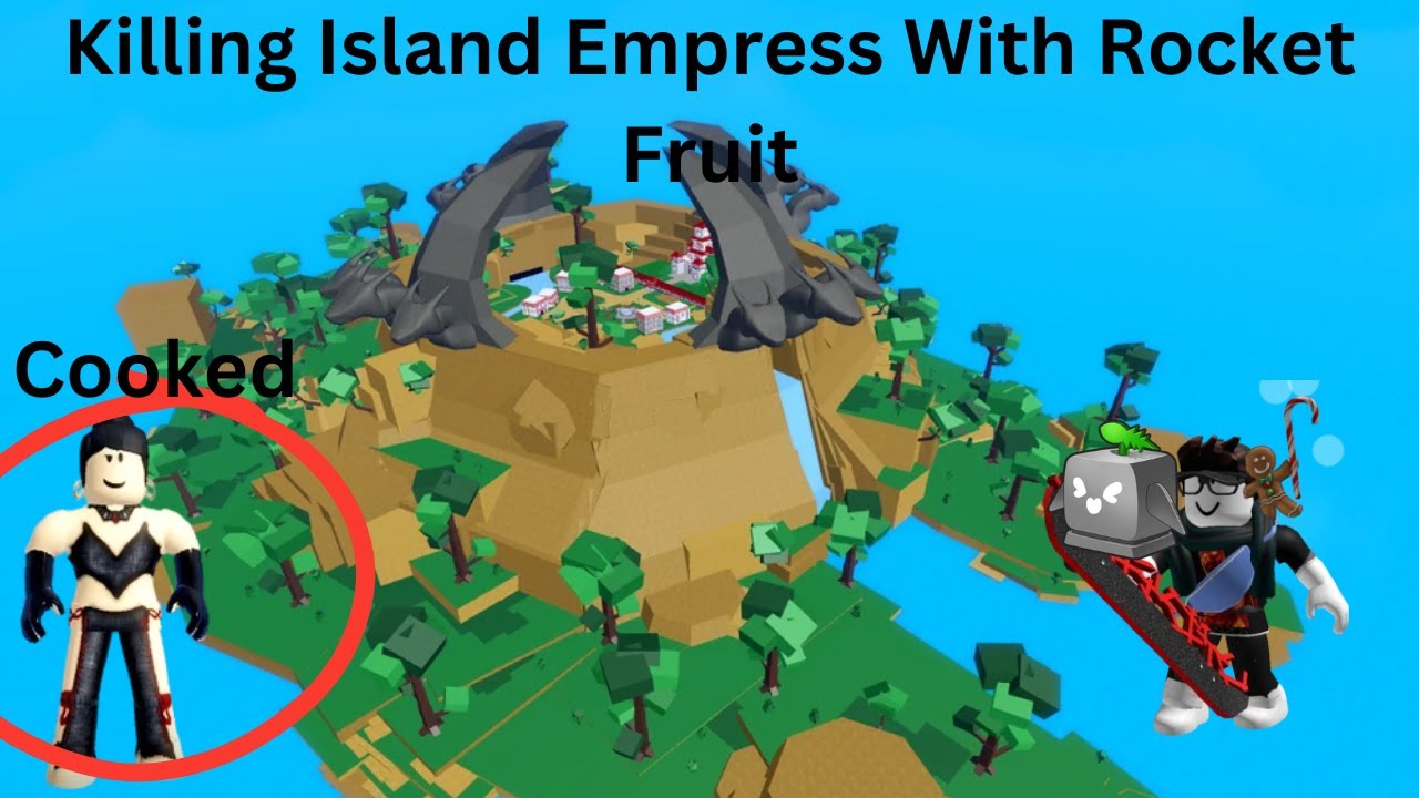 Roblox Blox Fruits Destroying Island Empress With Rocket Fruit. - YouTube