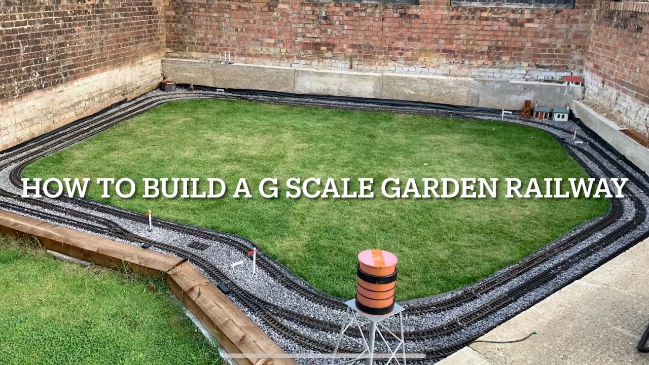 How To Build a G Scale Garden Railway - YouTube