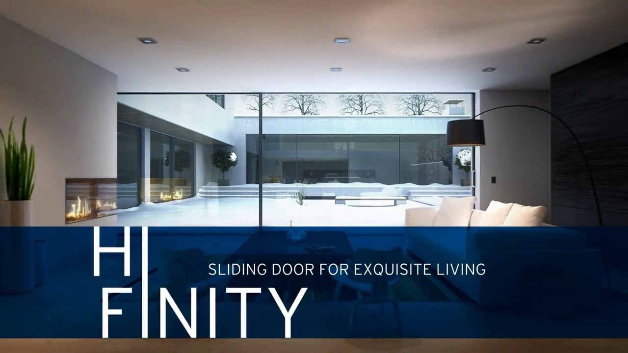 Reynaers Hi-Infinity Aluminium Sliding Patio Door System - SL35 - YouTube