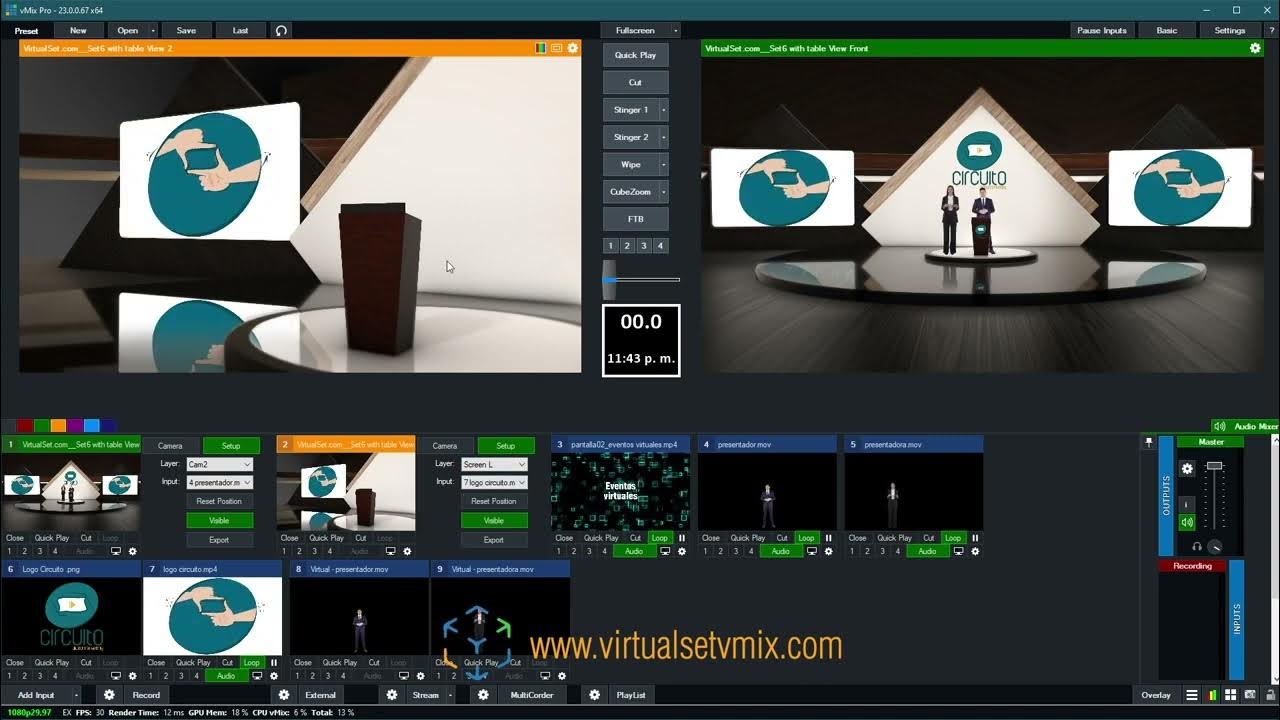 Tutorial Set virtual 6 vMix - YouTube
