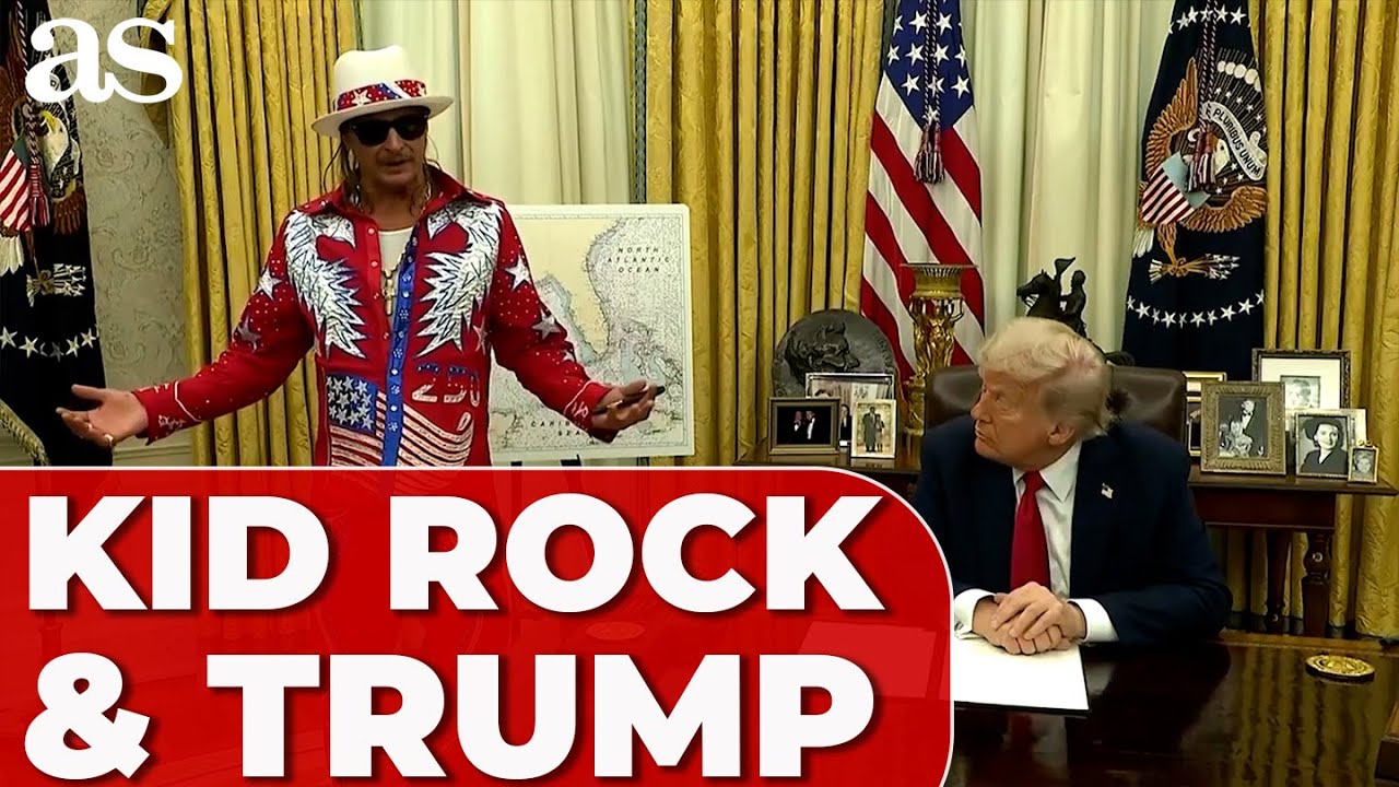 KID ROCK joins TRUMP as president signs executive order to combat ...