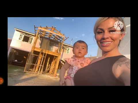 Mostrando a obra da casa do pai e da mãe SHEILA BELLAVER