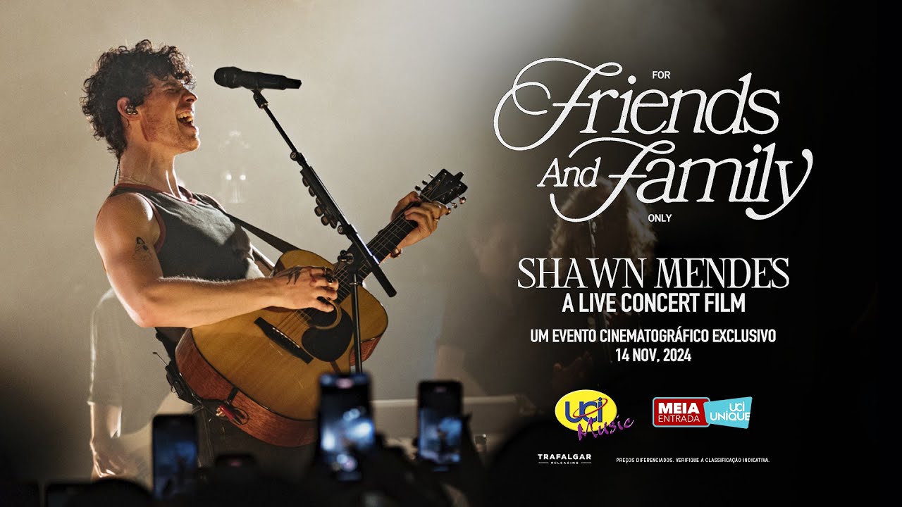 Shawn Mendes: For Friends & Family Only | 14 de Novembro na UCI - YouTube