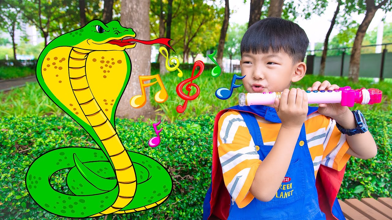 明明遭遇蛇怪追擊！Monster PK Kids/ Videos Complication/GIGI Kids/ Challenge ...