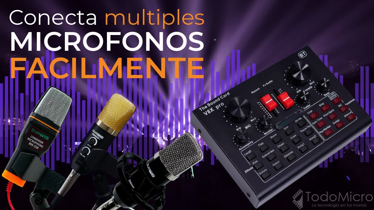 🎙️🎛️¡Cómo conectar múltiples micrófonos a tu celular!🎙️🎛️ - YouTube