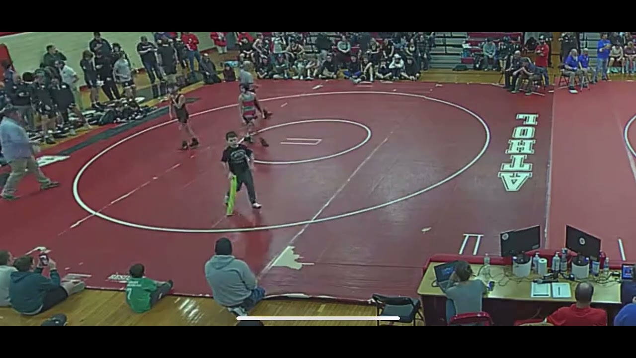 Bears Invitational- 106- Athol John Robertson vs Mount Greylock 12/9/23 ...