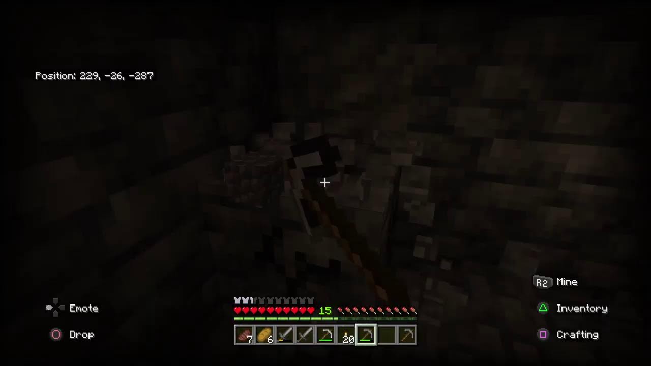 Working the salt mines in Minecraft - YouTube