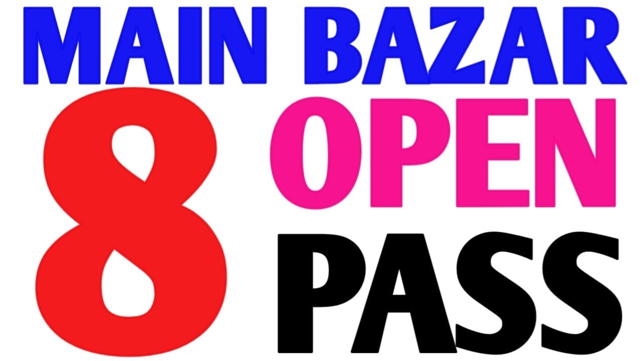 MAIN BAZAR 05/01/2022 single open play unlimited - YouTube
