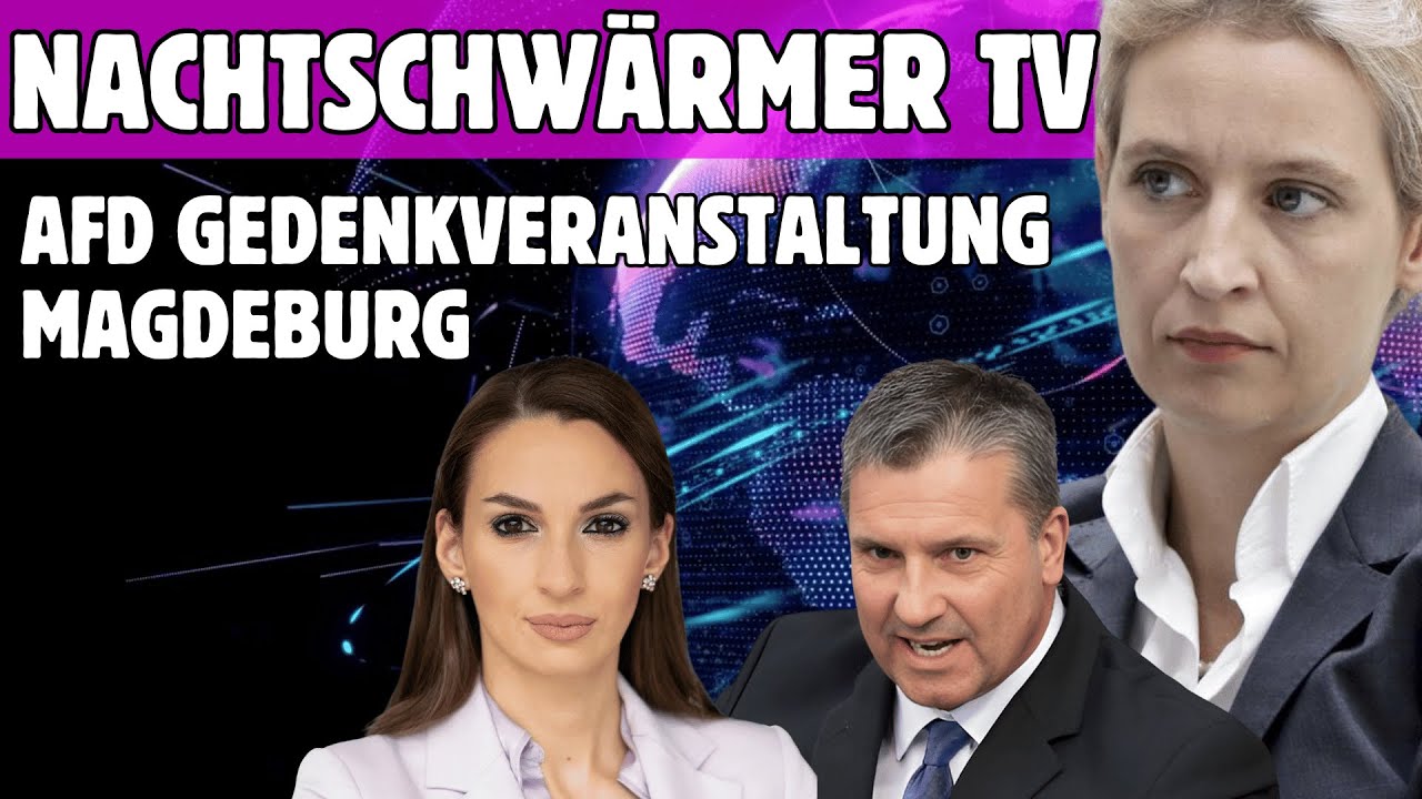 AfD Gedenken in Magdeburg mit Alice Weidel🚨 Enxhi Seli-Zacharias & Martin Hess Interview 🚨 - YouTube