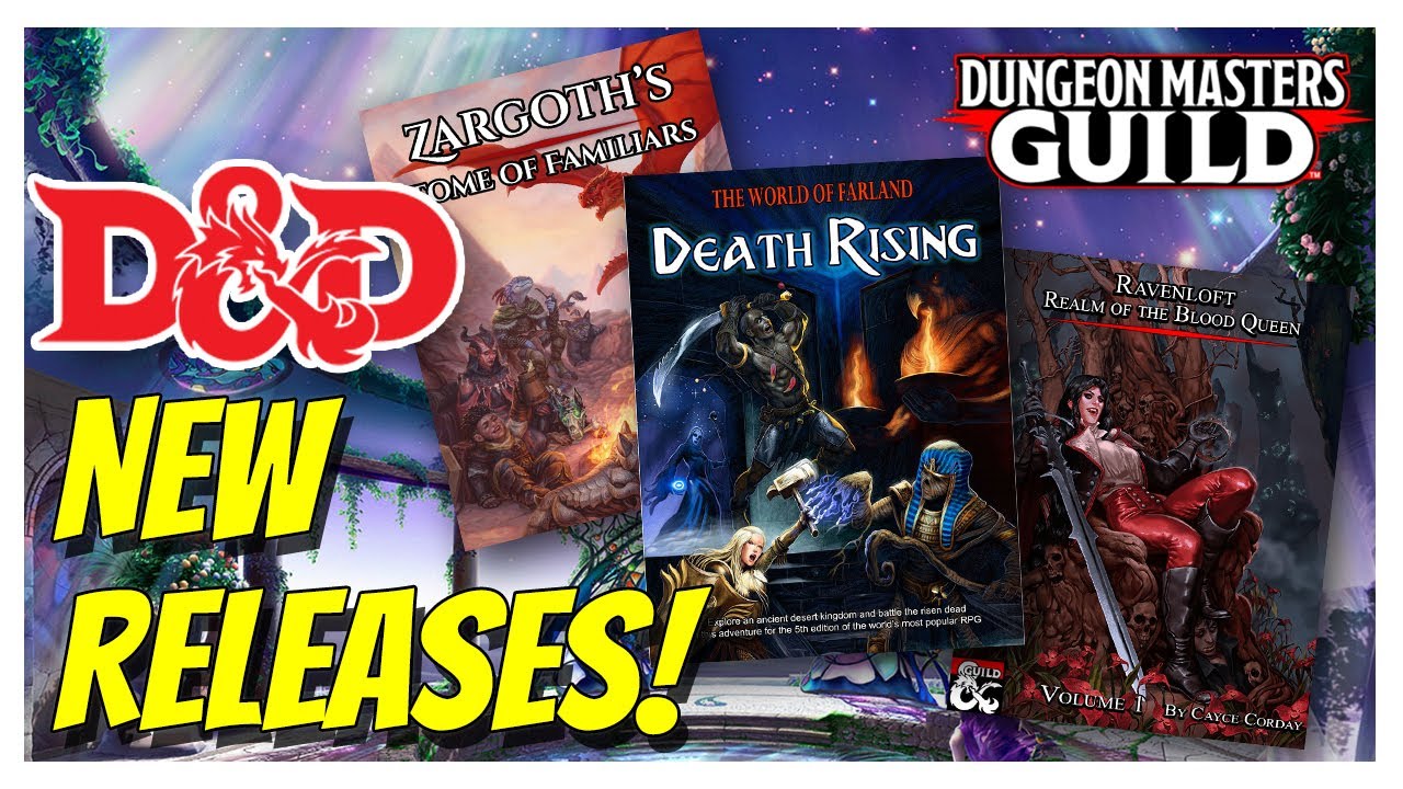 D&D New Releases ep. 7 June 11-17, 2021 Dungeons & Dragons DM's Guild ...