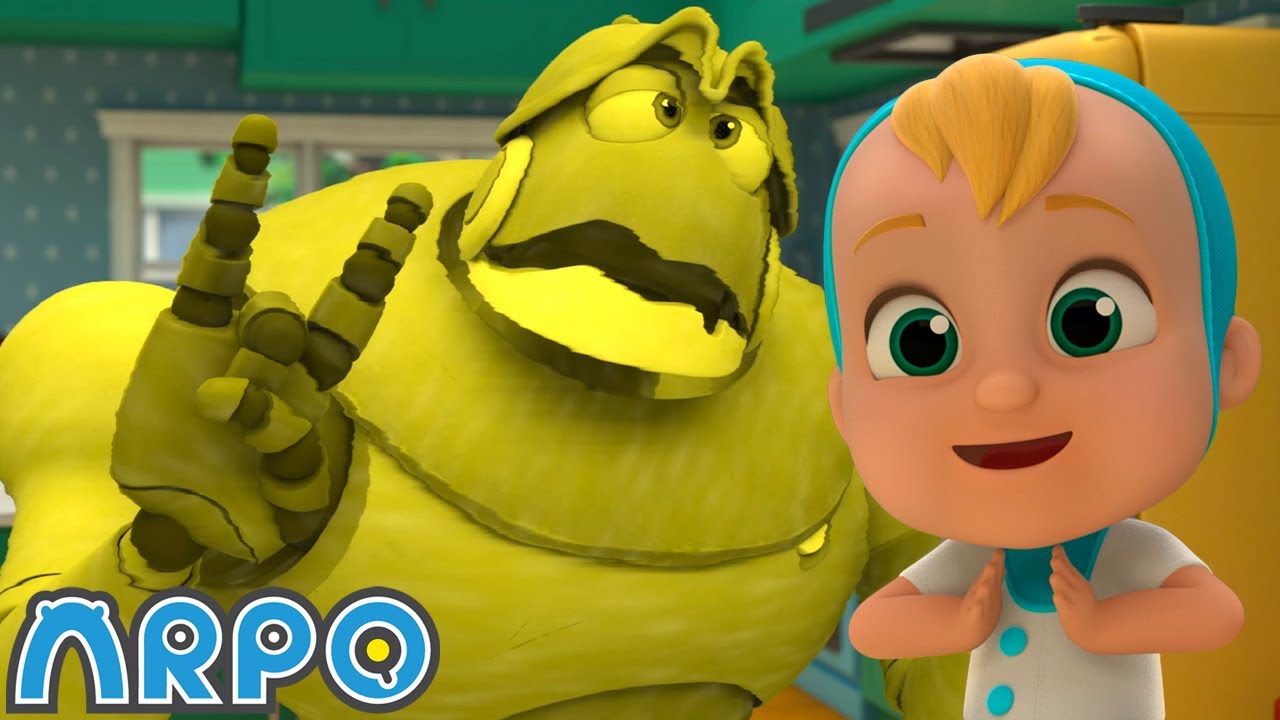 Arpo the Robot | Can't Stop DANCING!!! | Funny Cartoons for Kids | Arpo ...