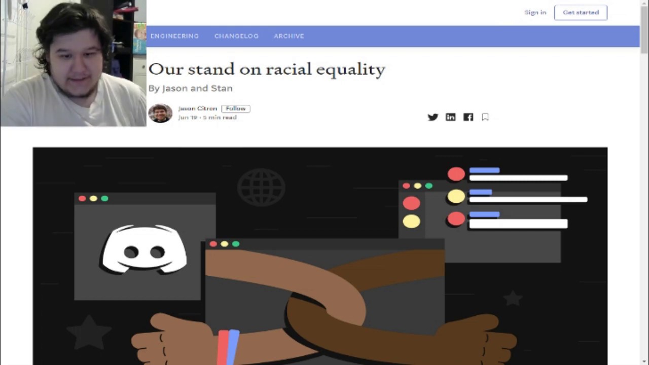 Discord's stand on Racial Equality has some problems... - YouTube