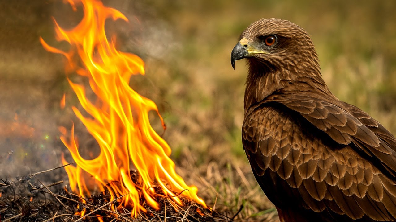 The Birds That Weaponize Fire to Hunt - YouTube