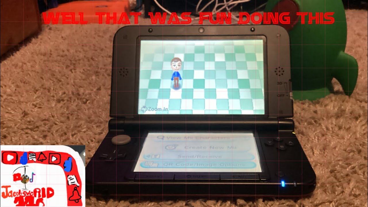 Creating my First Mii on the Mii maker and more in Mii Maker on my ...