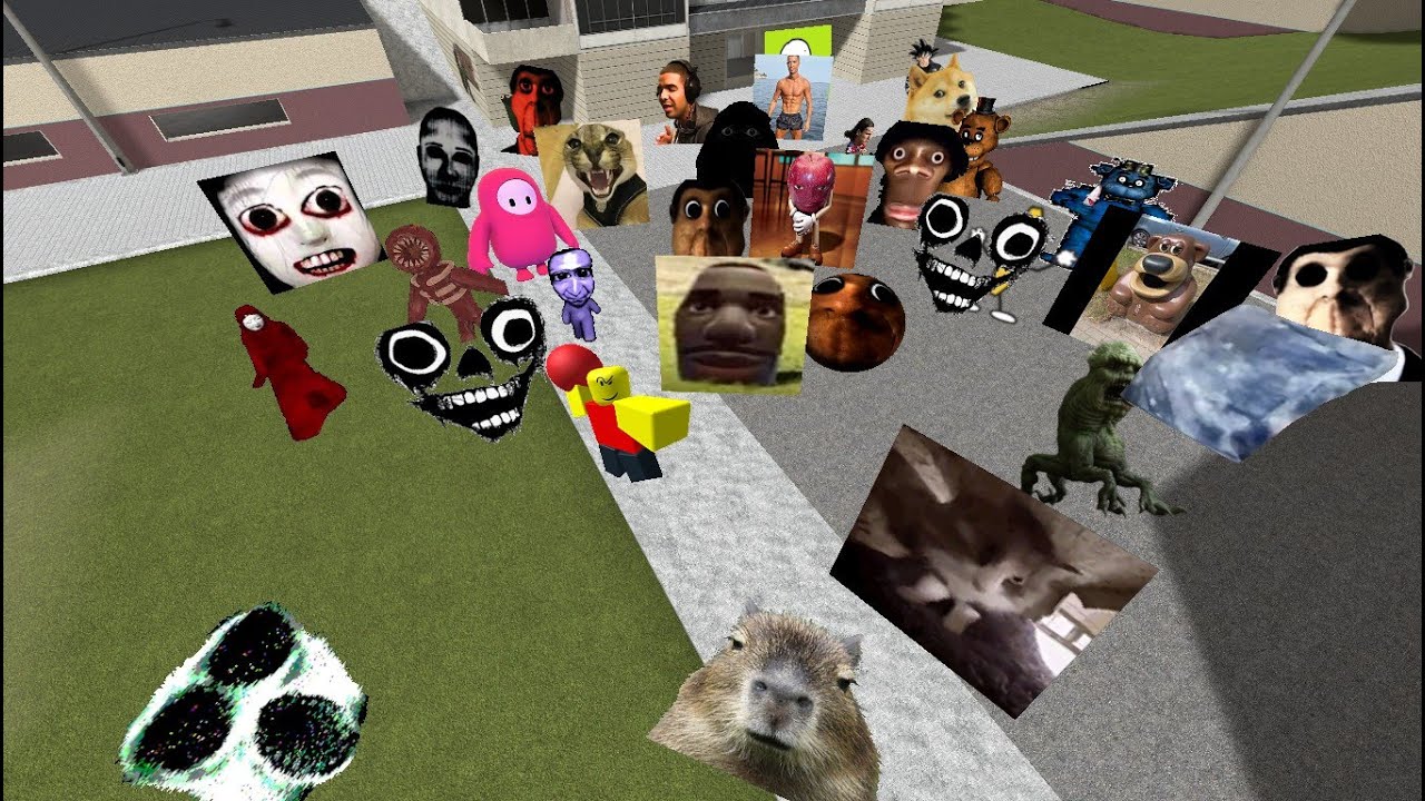 ALL FULL NICO'S NEXTBOT, 2D NEXTBOTS, OBUNGA NETBOT NEW UPDATE In Garry ...