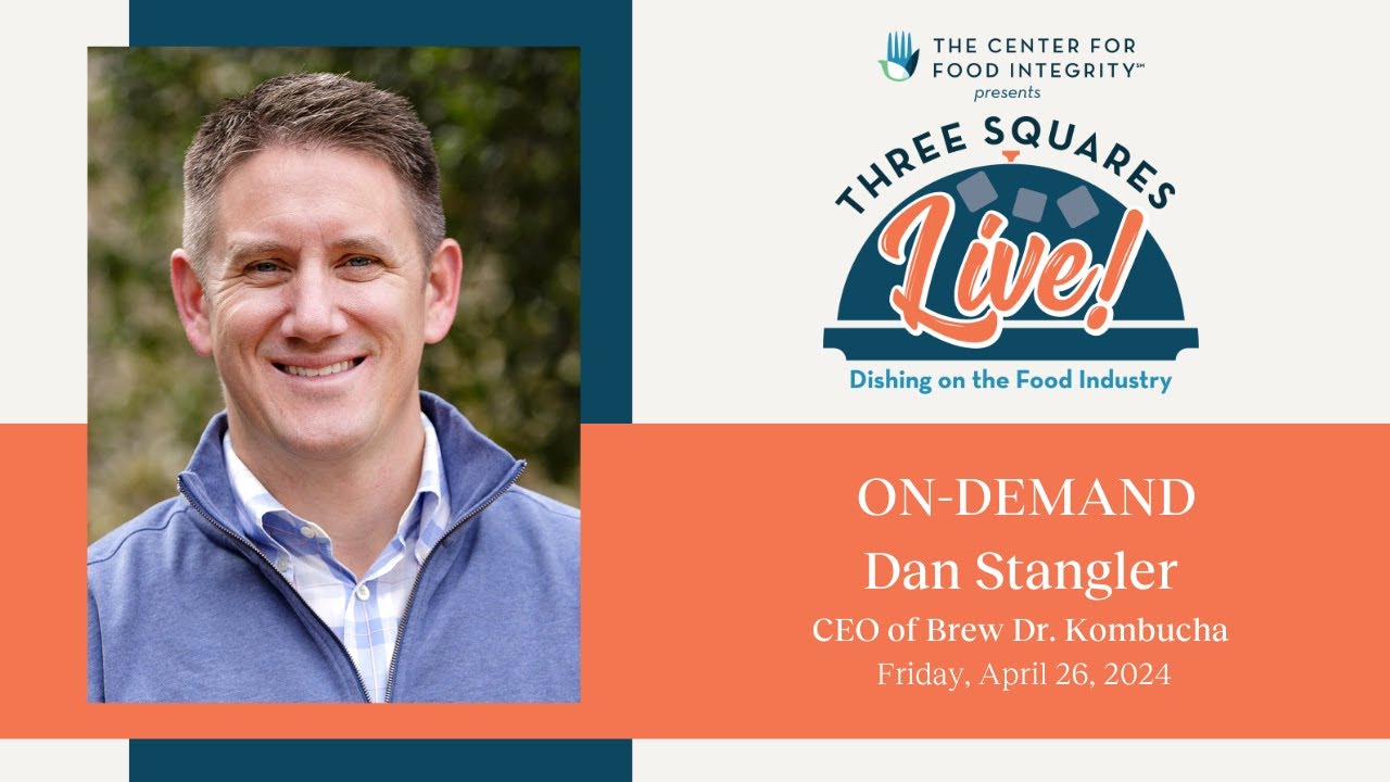 3Squares Live! April 2024: Dan Stangler, CEO of Brew Dr. Kombucha - YouTube