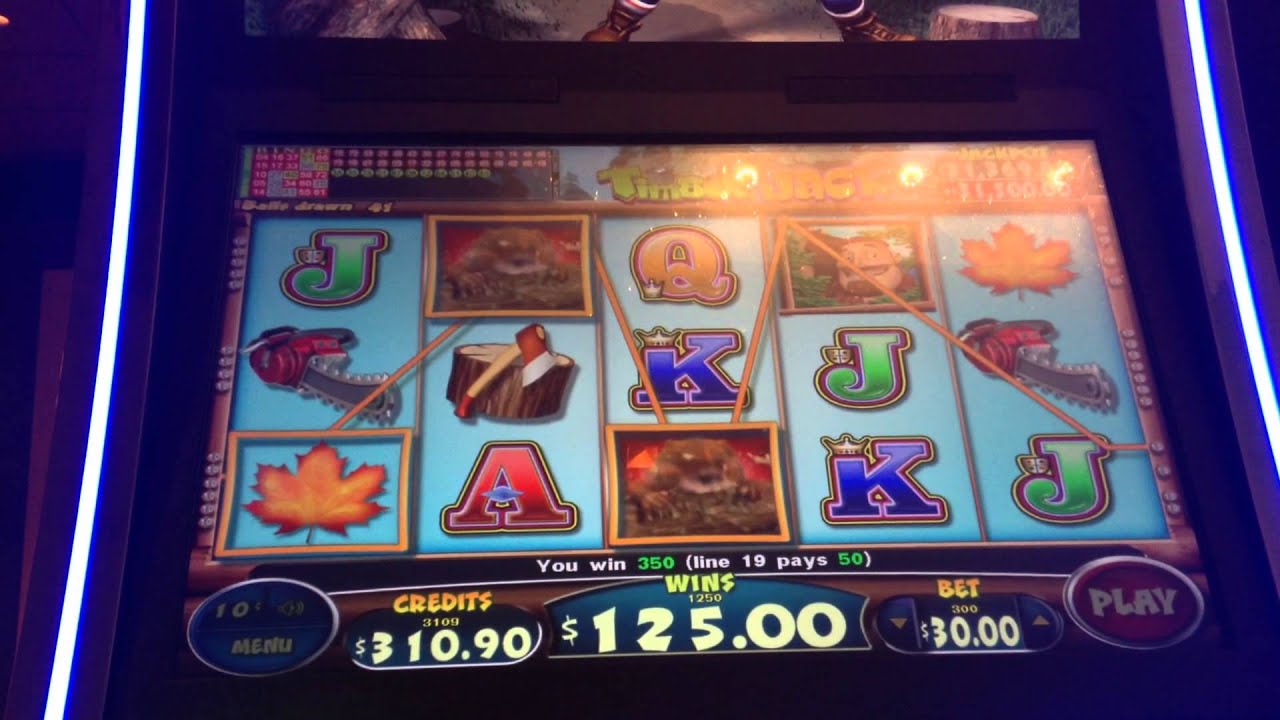 $30 Timber Jack Slot Machine Bonus FAILURE High Limit Max Bet - YouTube